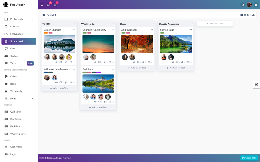 Roe - ReactJS Admin Dashboard Template by hexesis | ThemeForest